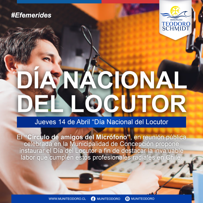 EFEMÉRIDE «DÍA NACIONAL DEL LOCUTOR» - 𝗠𝗨𝗡𝗜𝗧𝗘𝗢𝗗𝗢𝗥𝗢