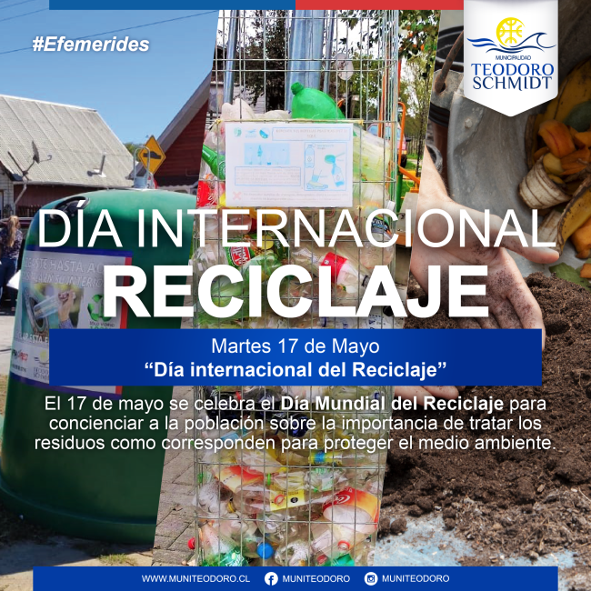 DÍA INTERNACIONAL DEL RECICLAJE - 𝗠𝗨𝗡𝗜𝗧𝗘𝗢𝗗𝗢𝗥𝗢